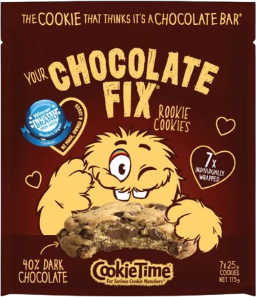 Cookie Time Rookie Chocolate Fix Cookie 7Pk | Voyage Duty Free