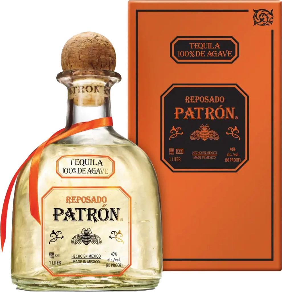Patrón Reposado Tequila 40% 1L GP | Voyage Duty Free