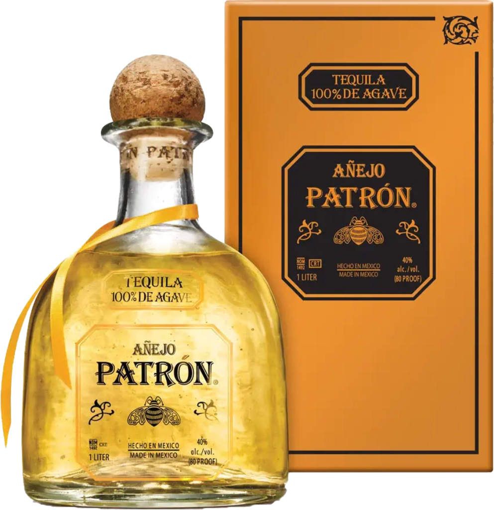 Patrón Tequila Añejo 40% 1L GP | Voyage Duty Free