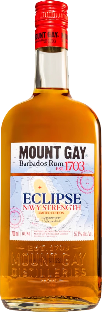 Mount Gay Eclipse Navy Strength 57.1% 0.7L | Voyage Duty Free