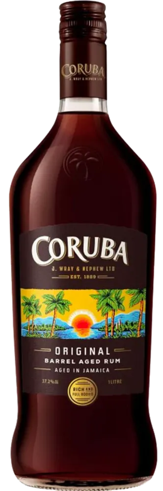 Coruba Original Dark Rum 37% 1L | Voyage Duty Free