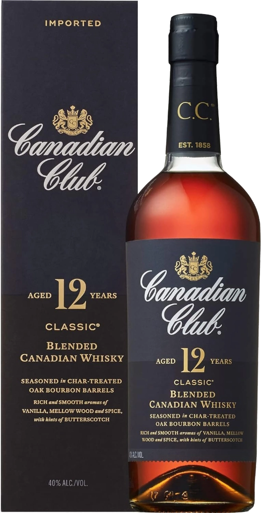 Canadian Club 12YO 40% 1L | Voyage Duty Free
